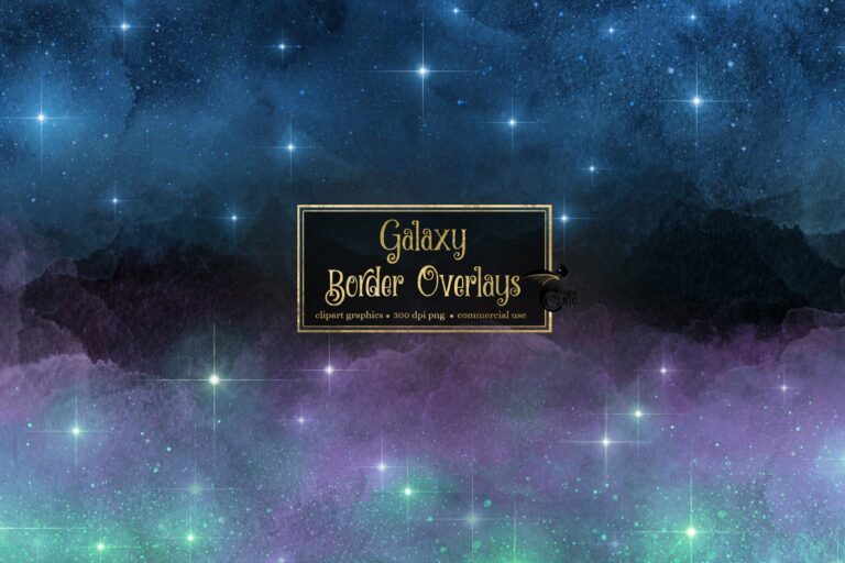 Galaxy Border Overlays – MasterBundles