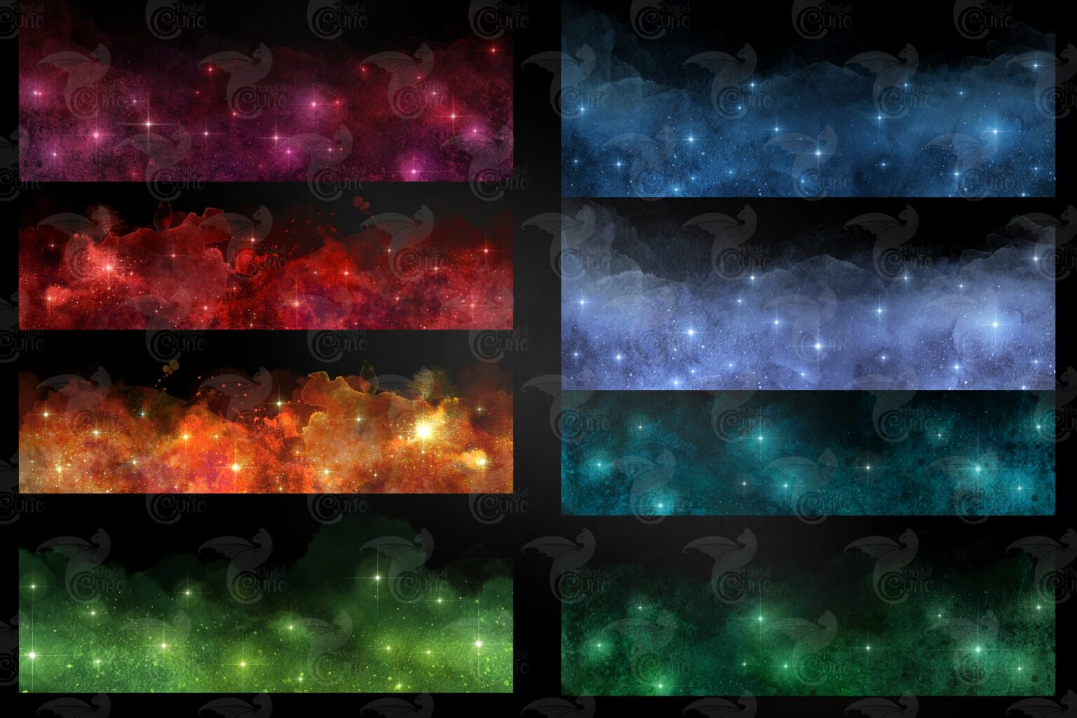 Galaxy Border Overlays – MasterBundles