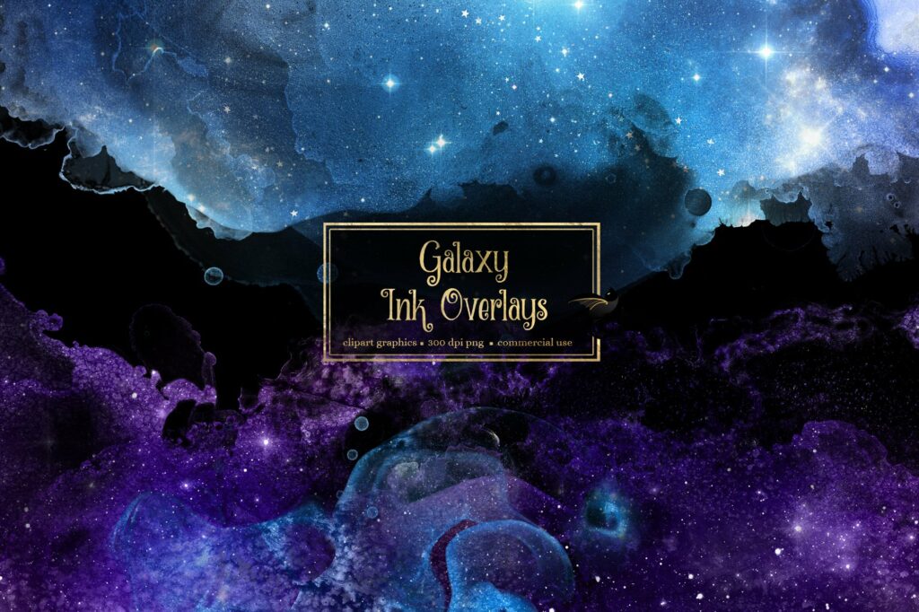 Galaxy Ink Overlays – MasterBundles