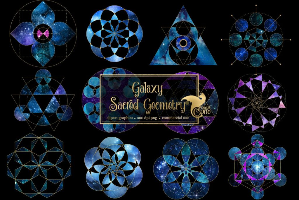 Galaxy Sacred Geometry – MasterBundles