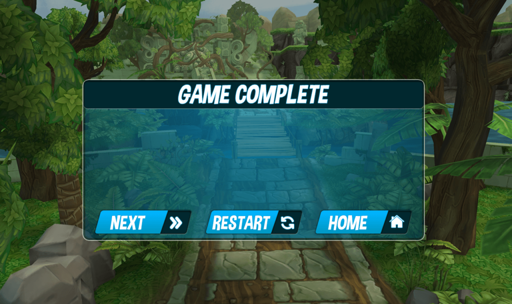 Forest Game UI Editable Template - MasterBundles