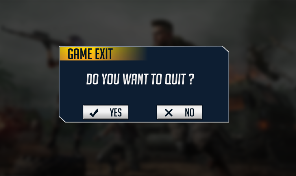 Army Commando Fight game UI Editable Template - MasterBundles