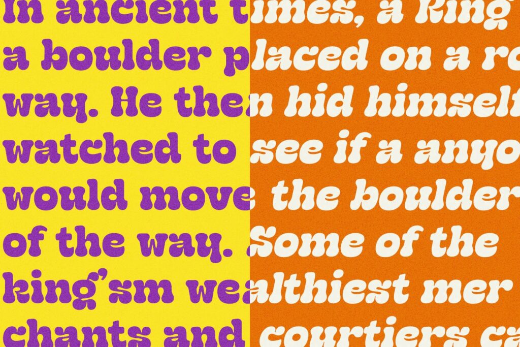 Geska Rolling - Groovy Retro Font – MasterBundles