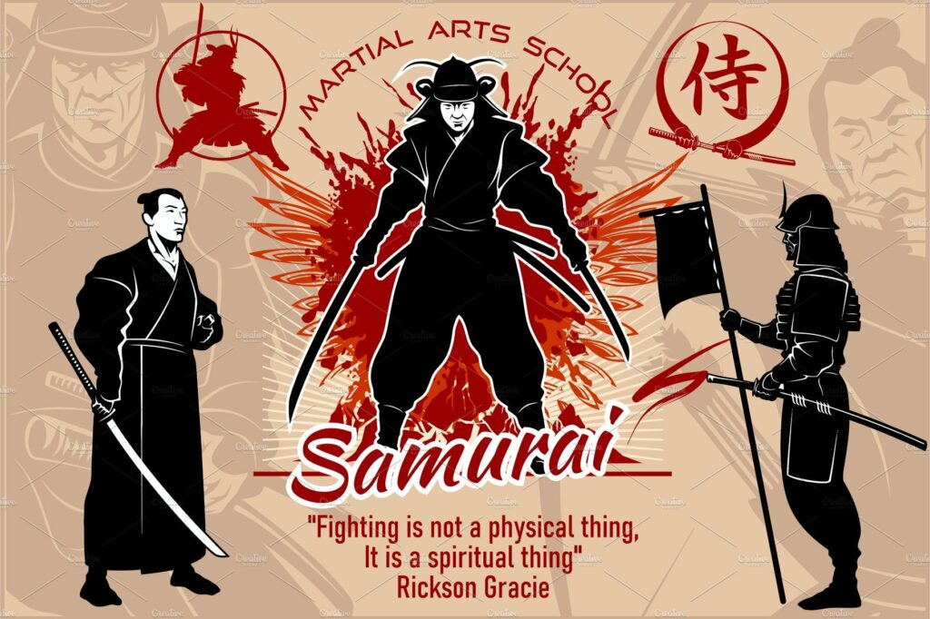 Samurai warriors - vector set – MasterBundles