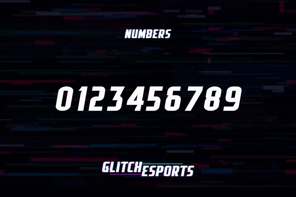 GLITCH ESPORTS DISPLAY FONT – MasterBundles