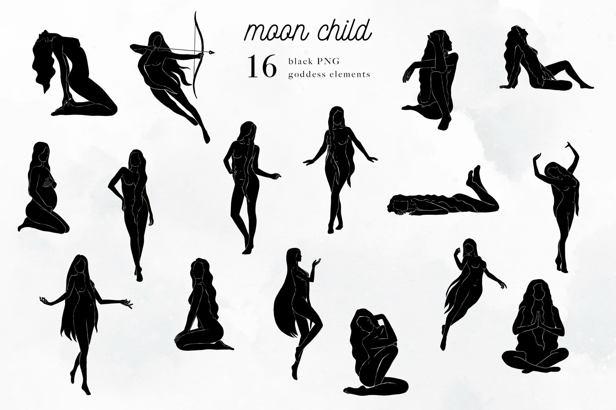 MOON CHILD Celestial Goddess – MasterBundles