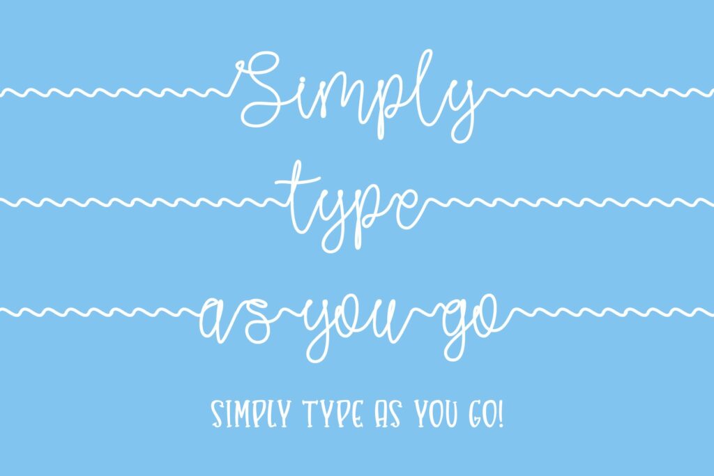 Gone Fishing - a fishing font!!! – MasterBundles