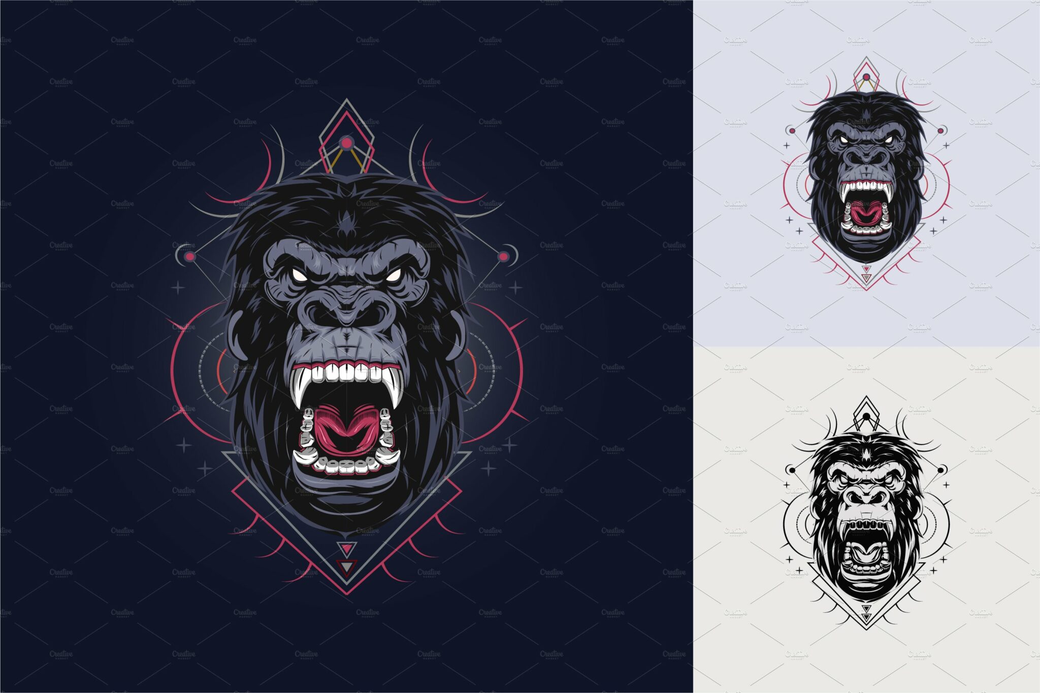 Mad gorilla – MasterBundles