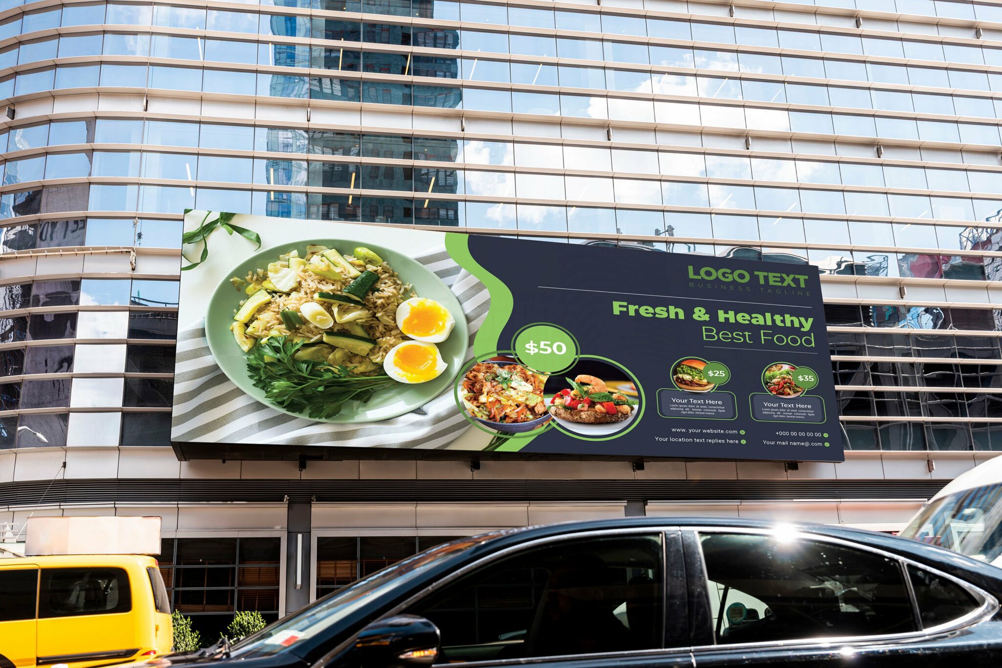 Restaurant Billboard Fast Food – MasterBundles