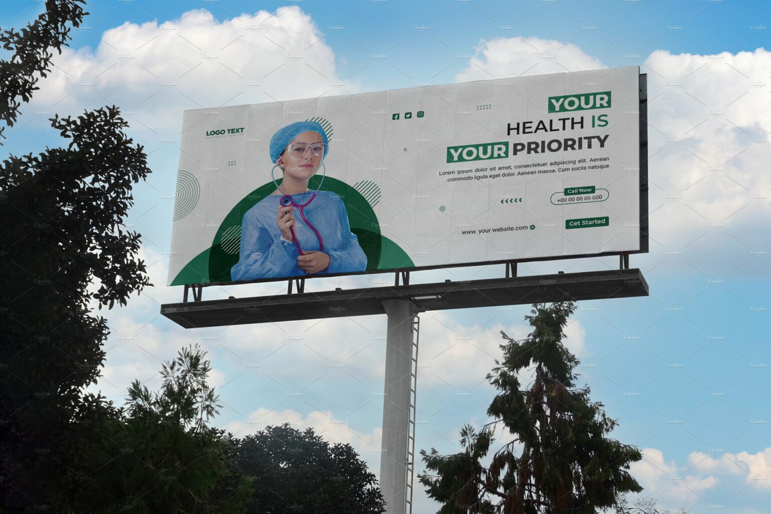 Medical Health Care Billboard Design – MasterBundles