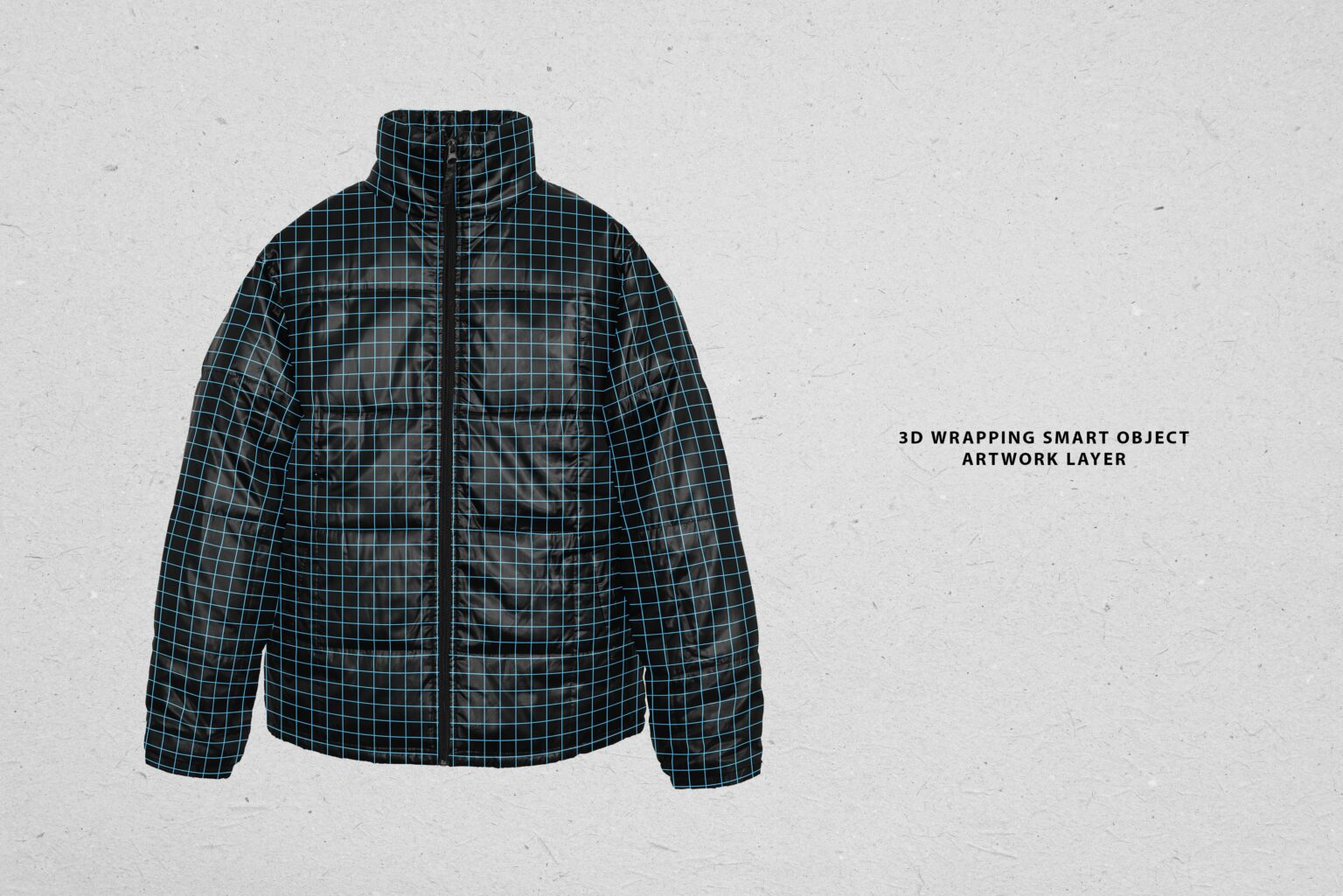 Realistic Puffer Jacket Mockup – MasterBundles