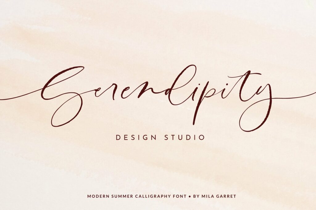 Modern Summer Calligraphy Logo Font – MasterBundles