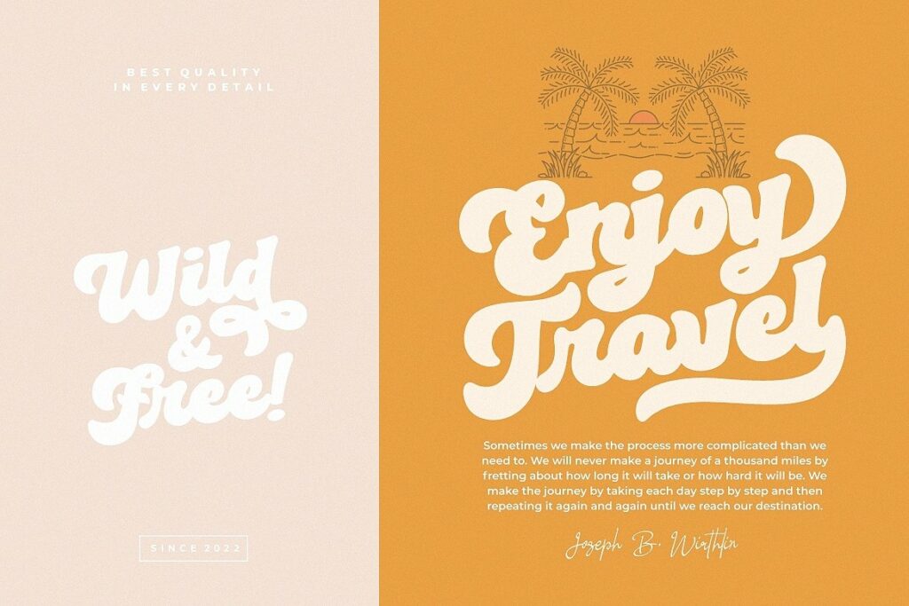 Happy Monday - Retro Groovy Fonts – MasterBundles