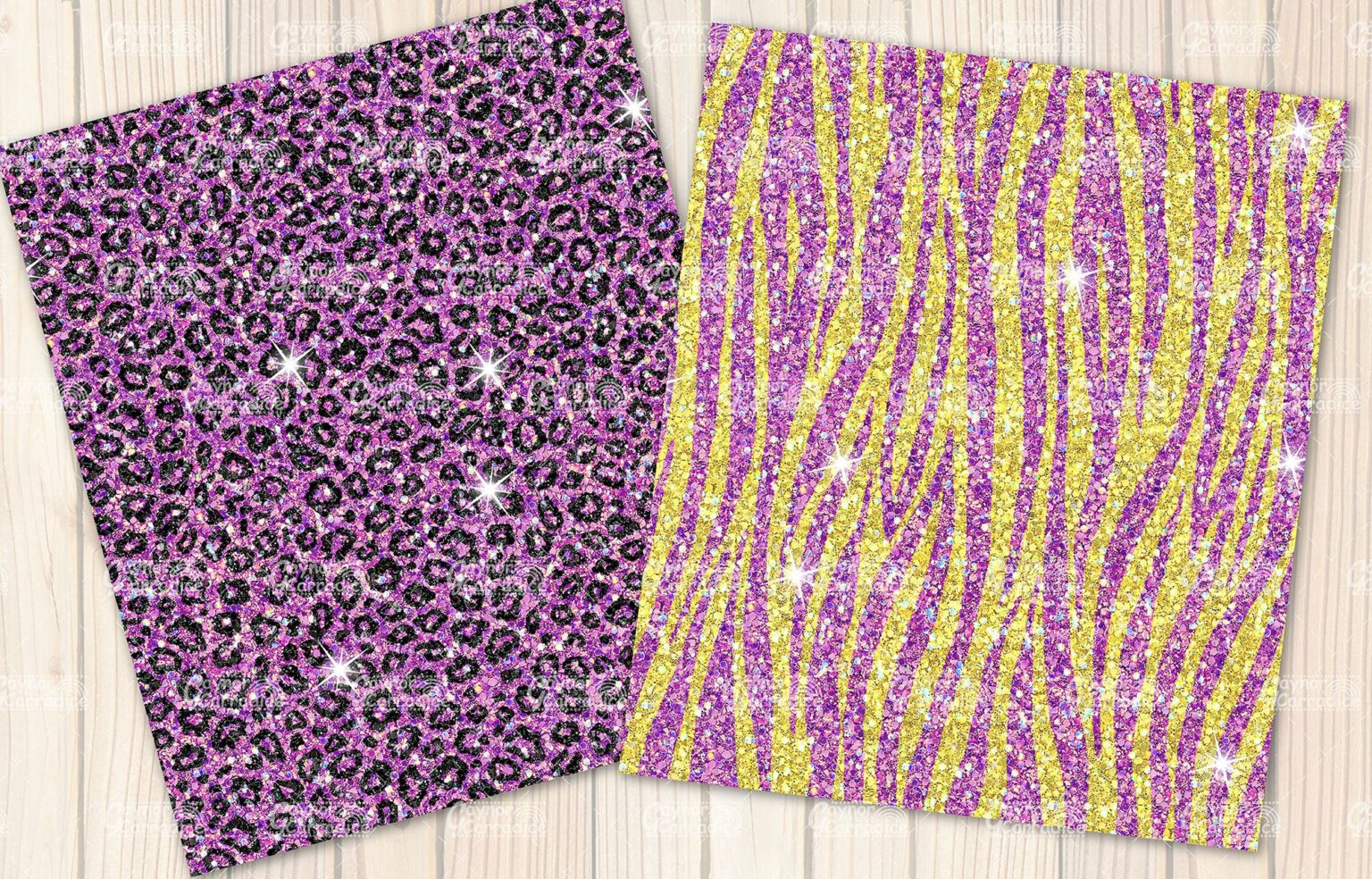 Rainbow animal print glitter – MasterBundles