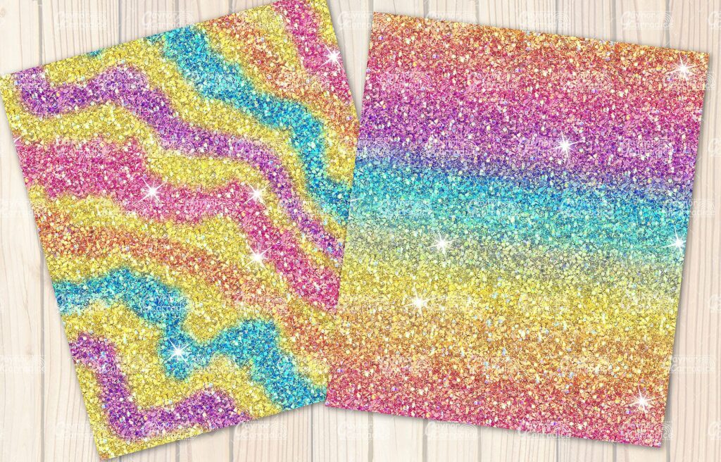 Happy Place - Rainbow glitters – MasterBundles