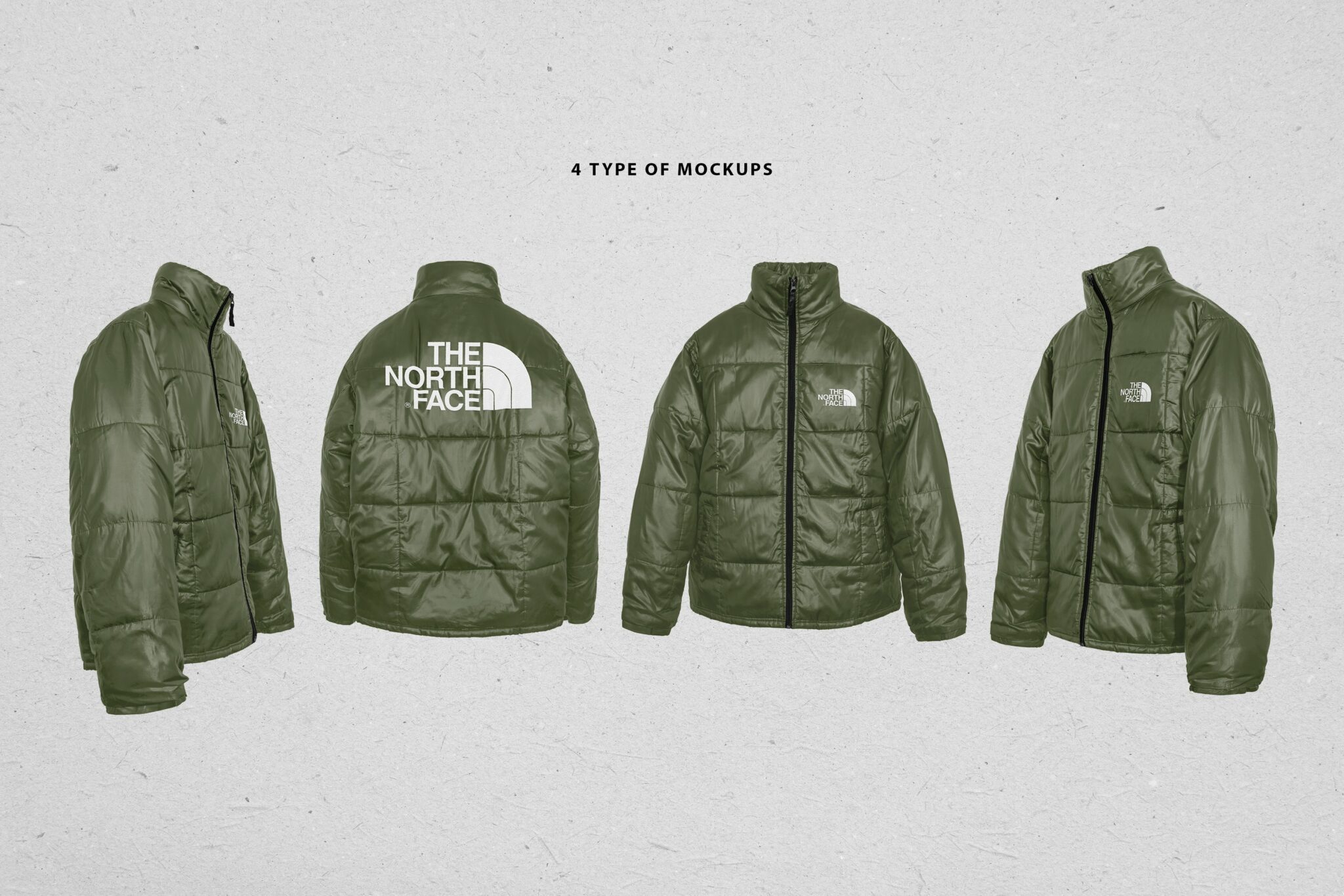 Realistic Puffer Jacket Mockup – MasterBundles