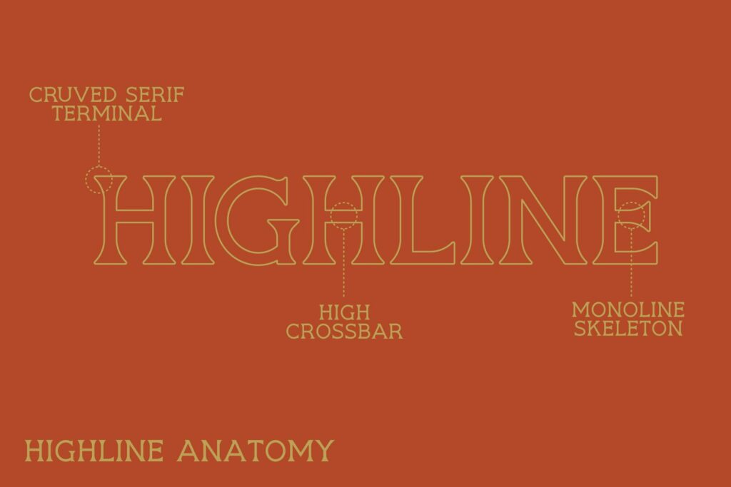 HIGHLINE Font | Vintage Font – MasterBundles