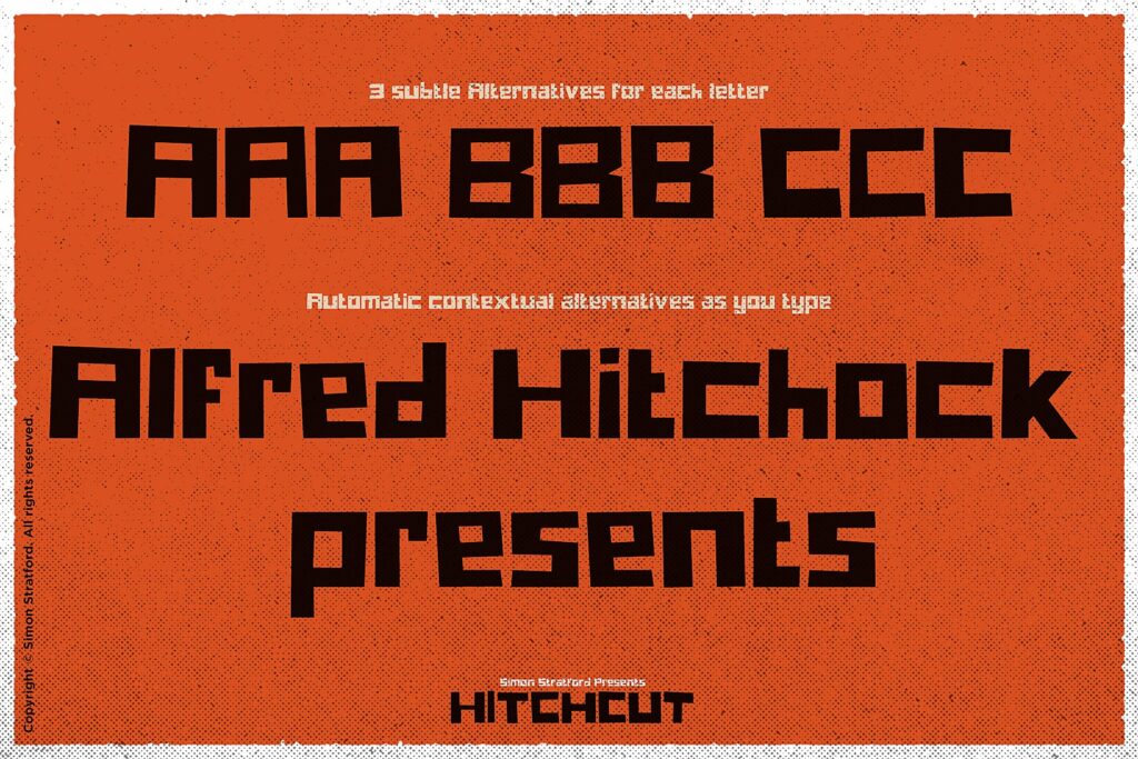 Hitchcut Display font – MasterBundles