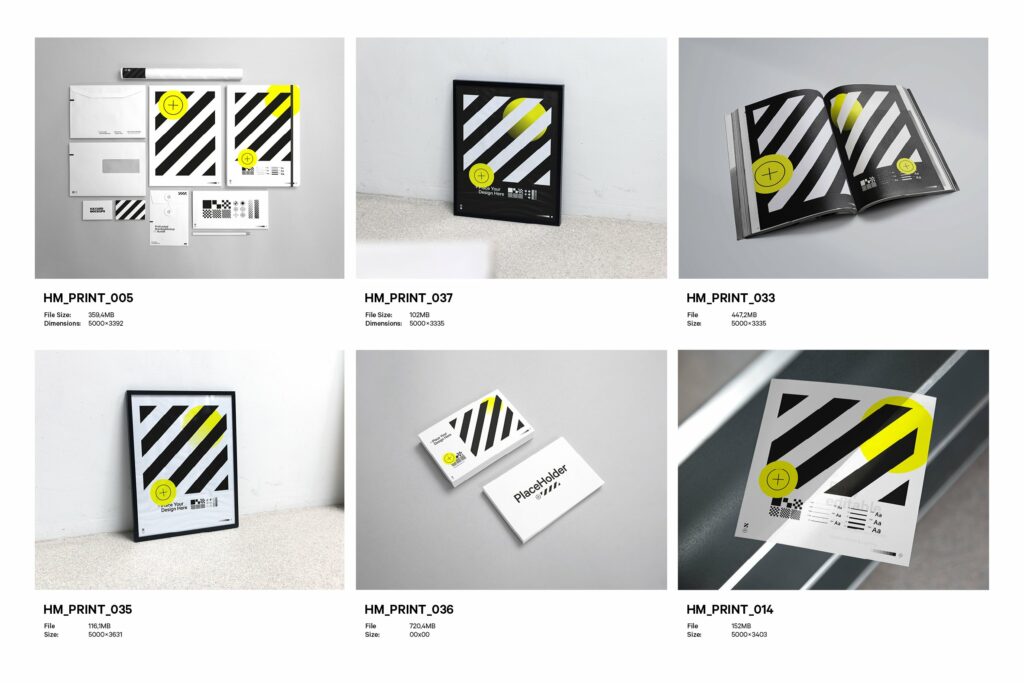 30x Full Branding Mockup Bundle – MasterBundles