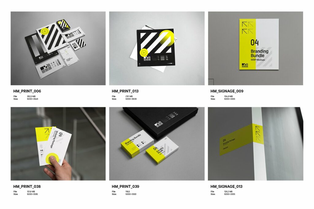 30x Branding Mockup Bundle Vol.04 – MasterBundles