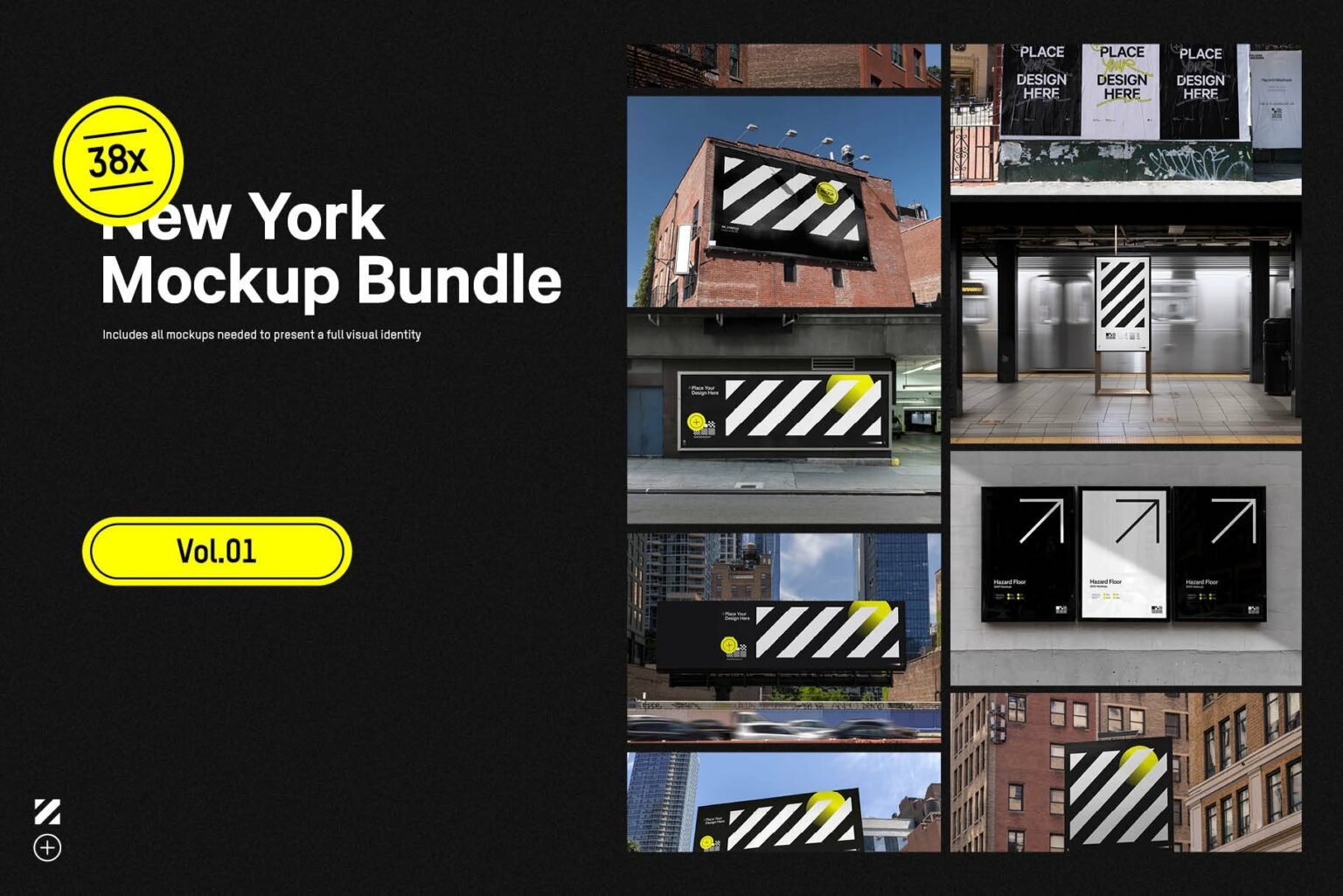 38x New York Poster Mockup Bundle – MasterBundles