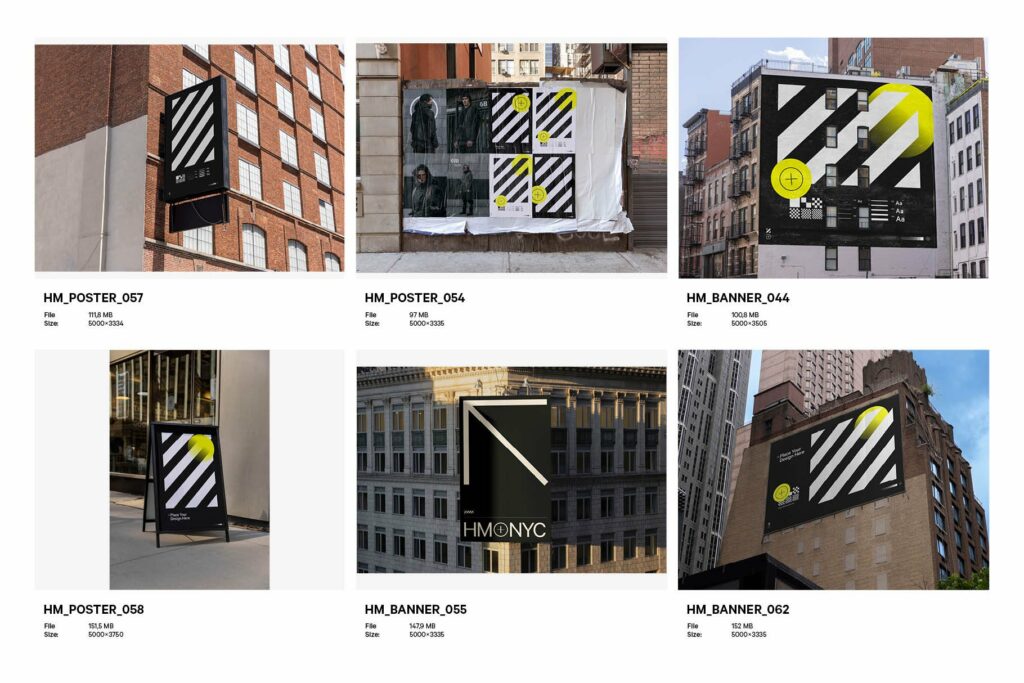 38x New York Poster Mockup Bundle – MasterBundles