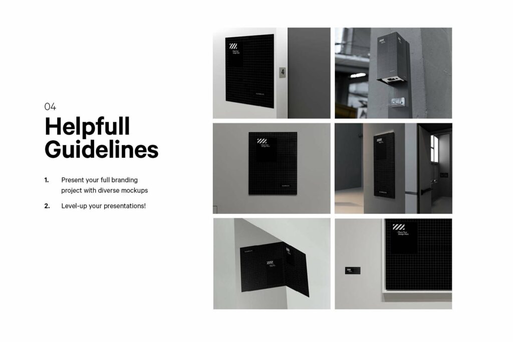 24x Signage Mockup Bundle – MasterBundles