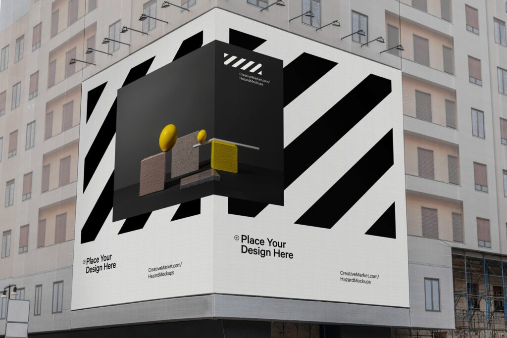 Double Corner Poster Mockup – MasterBundles