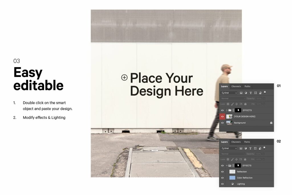 Outdoor Hoarding Billboard Mockup – MasterBundles