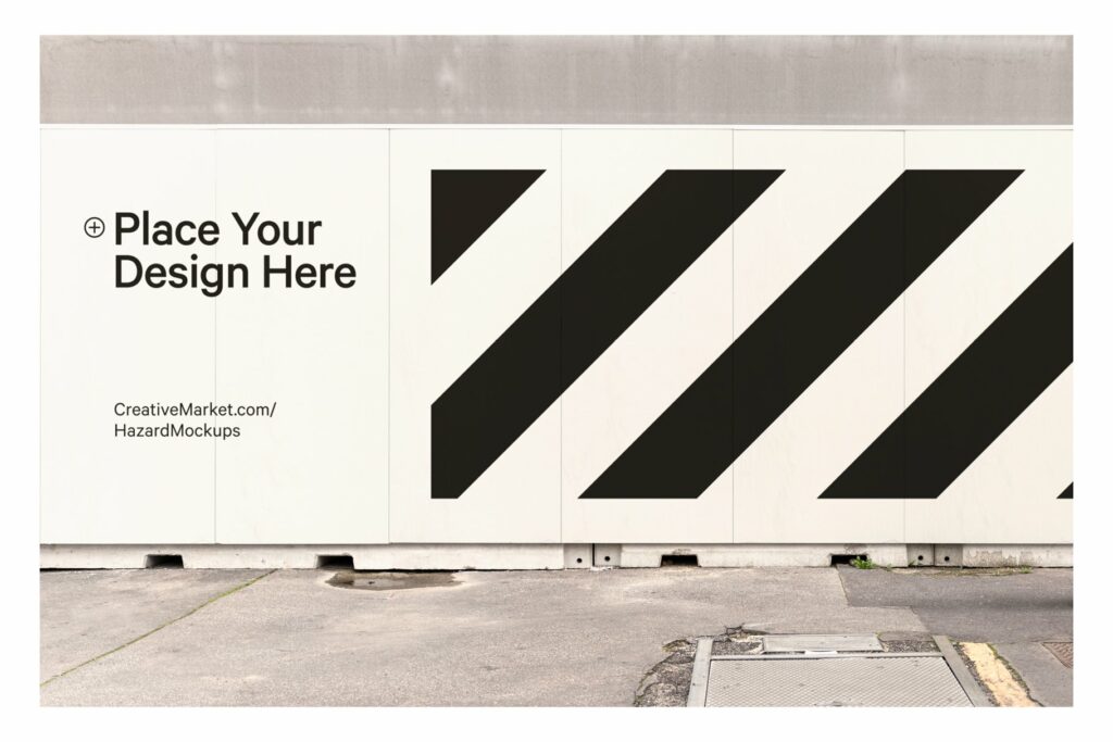 Outdoor Hoarding Billboard Mockup – MasterBundles