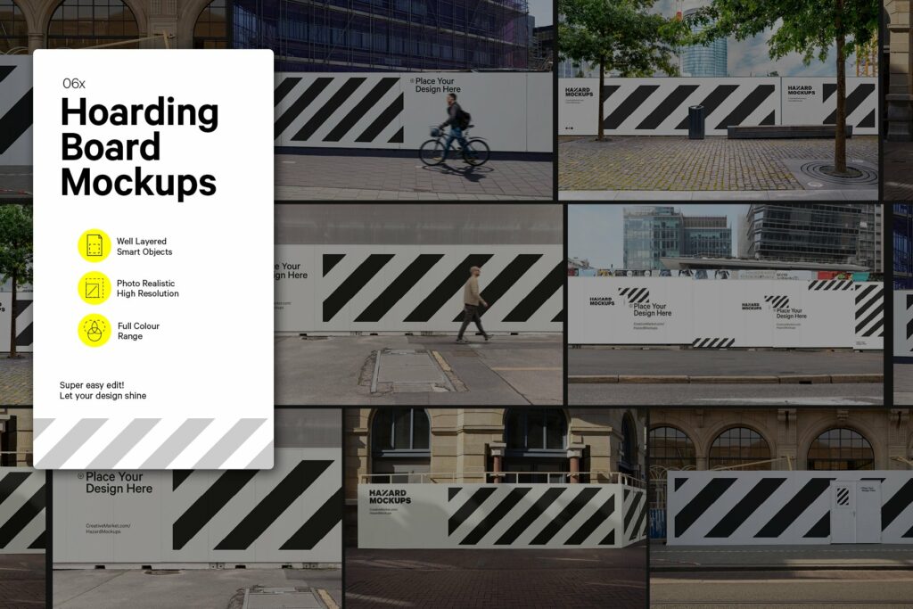 Outdoor Hoarding Mockup Bundle – MasterBundles