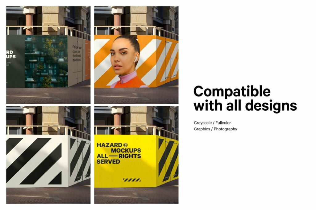 Outdoor Hoarding Mockup Bundle – MasterBundles