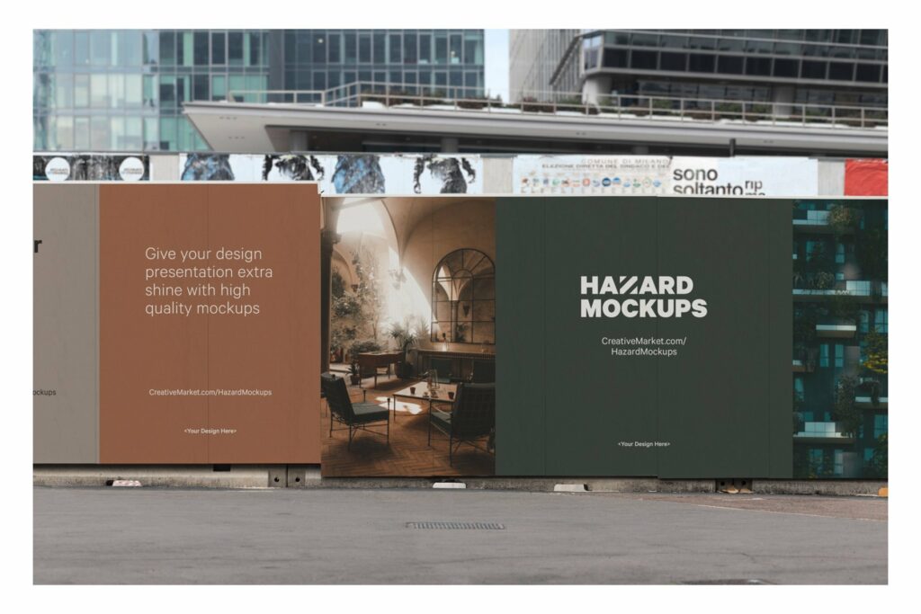 Outdoor Hoarding Mockup Bundle – MasterBundles