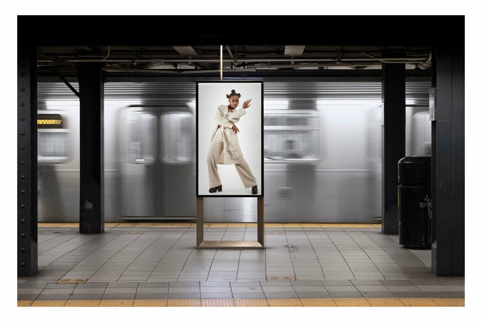 NYC Subway Poster Mockup – MasterBundles