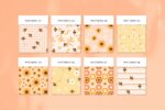 Honey Bees Pattern Collection – MasterBundles