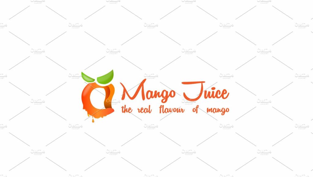 Mango Juice Logo Template – MasterBundles