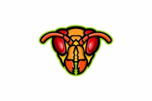 Hornet Head Mascot – MasterBundles