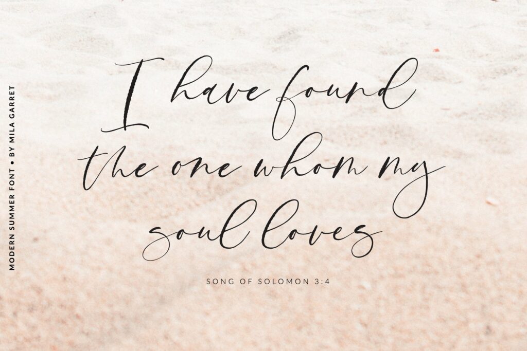 Modern Summer Calligraphy Logo Font – MasterBundles