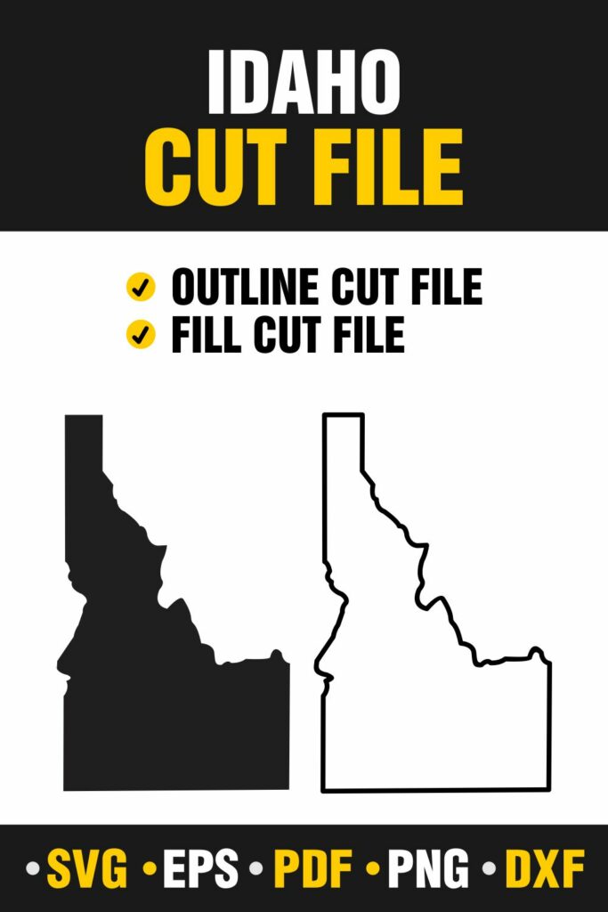 Idaho SVG, PNG, PDF, EPS & DXF - MasterBundles