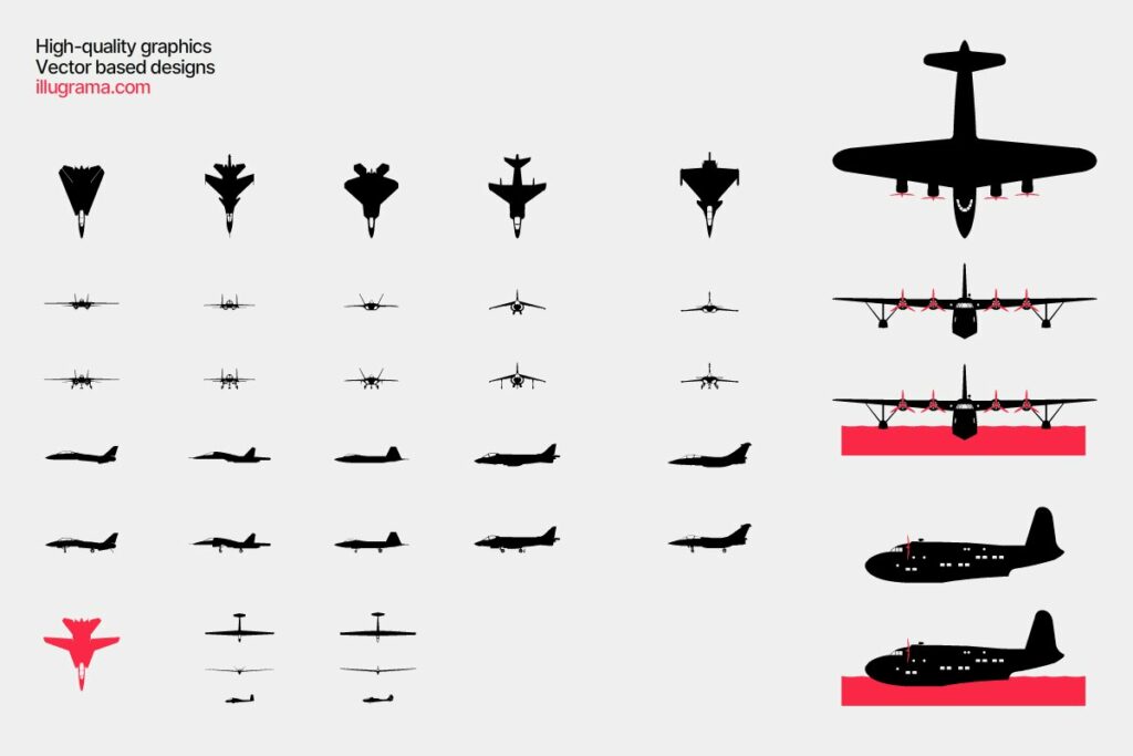 Airplanes - Modern Graphics – MasterBundles