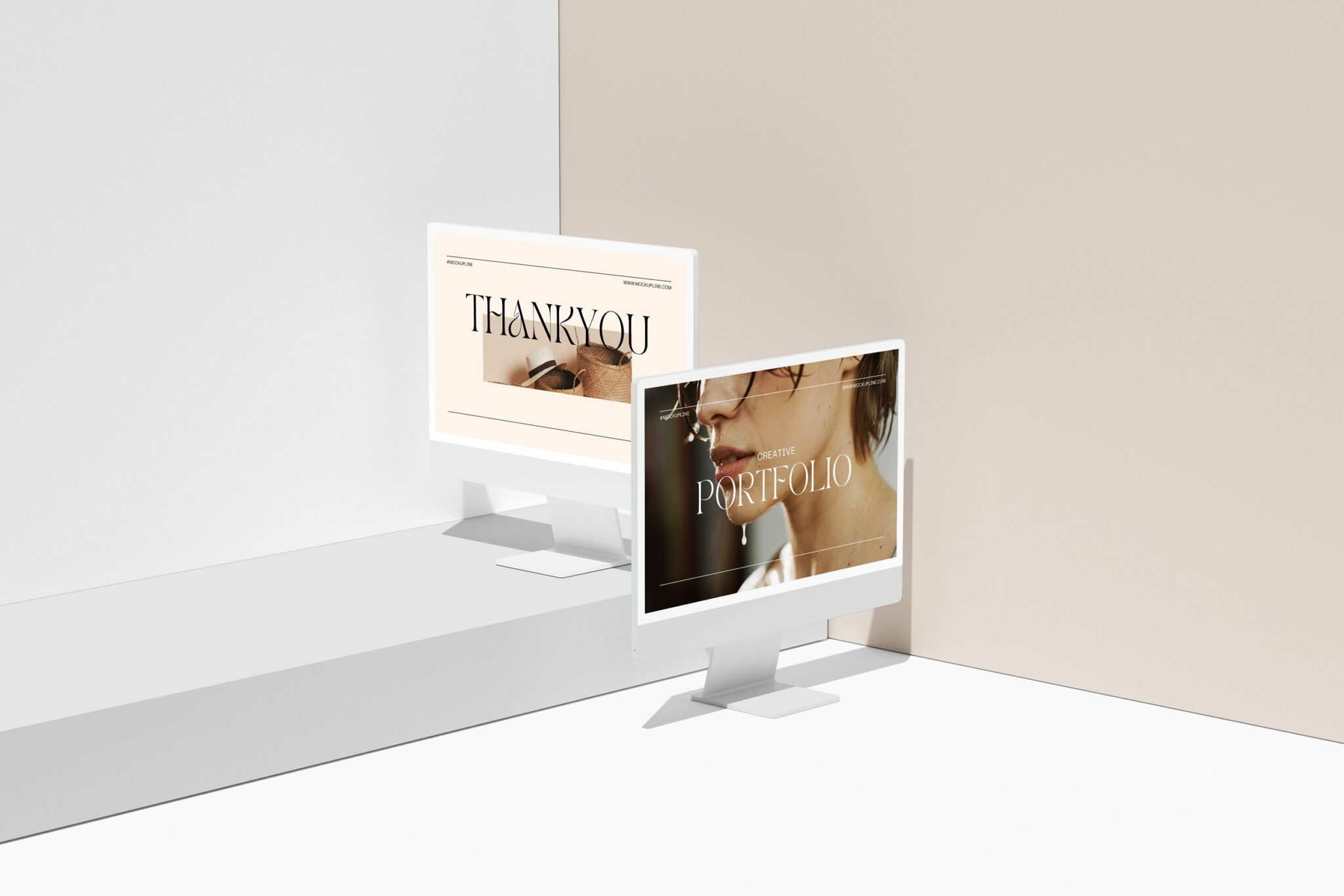 iMac Mockup Set – MasterBundles