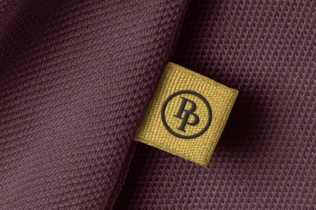 Woven Label Embroidery Logo Mockup – MasterBundles