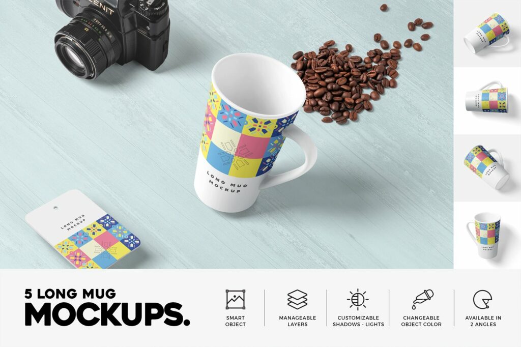 Long Mug Mockups – MasterBundles
