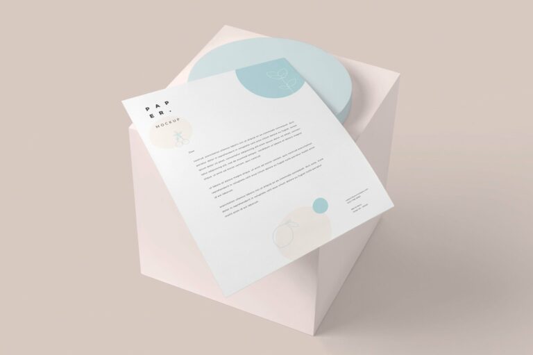 US Letter Stationery Paper Mockups – MasterBundles