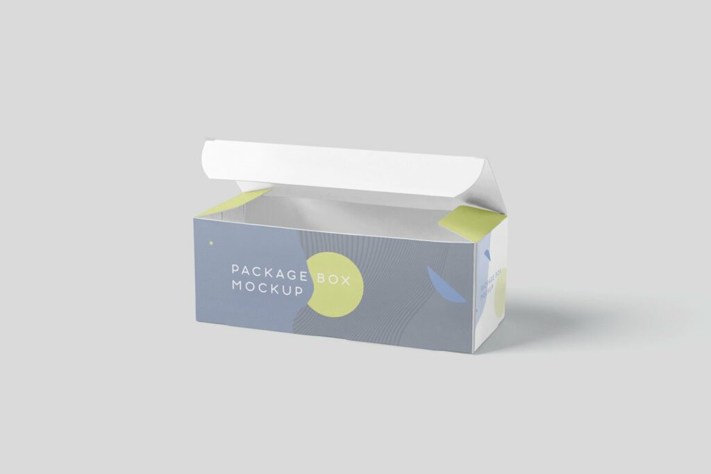 Package Box Mock-Up - Wide Rectangle – MasterBundles