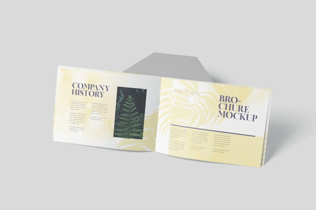 A5 Landscape Brochure Cover Mockups – MasterBundles
