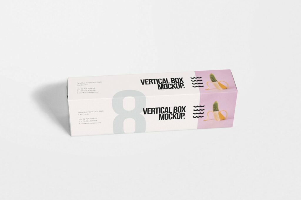 Vertical Box Mockups – MasterBundles