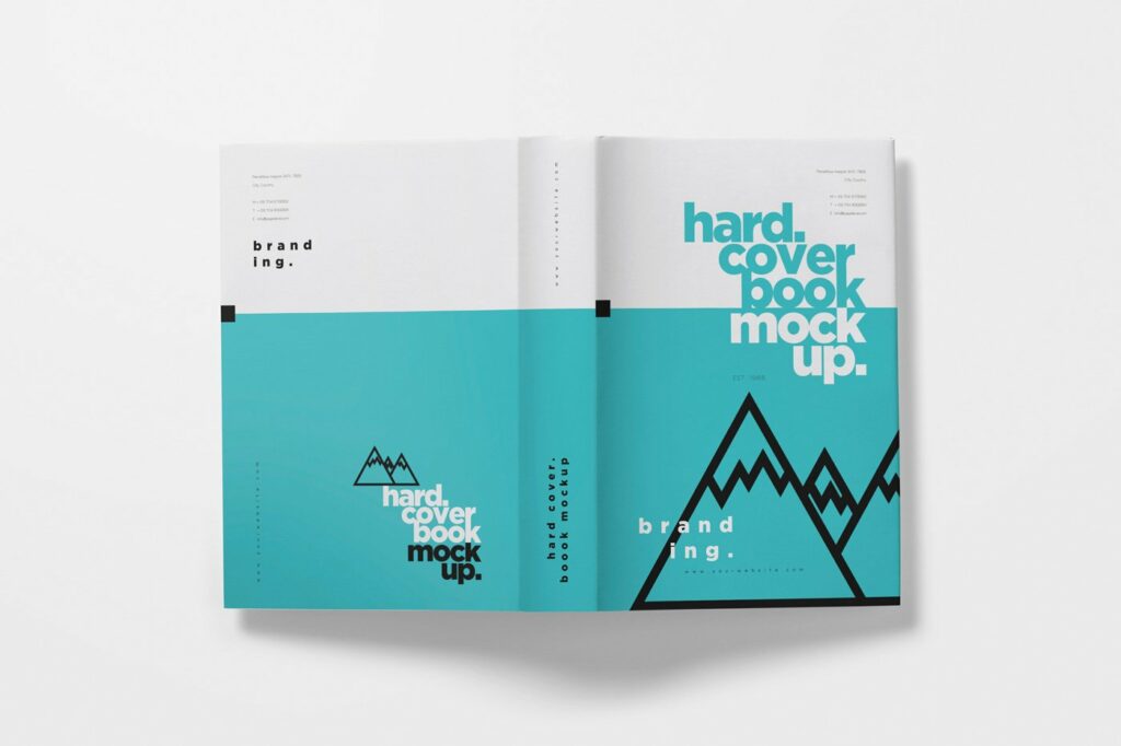 Dust Cover & Hardcover Book Mockups – MasterBundles