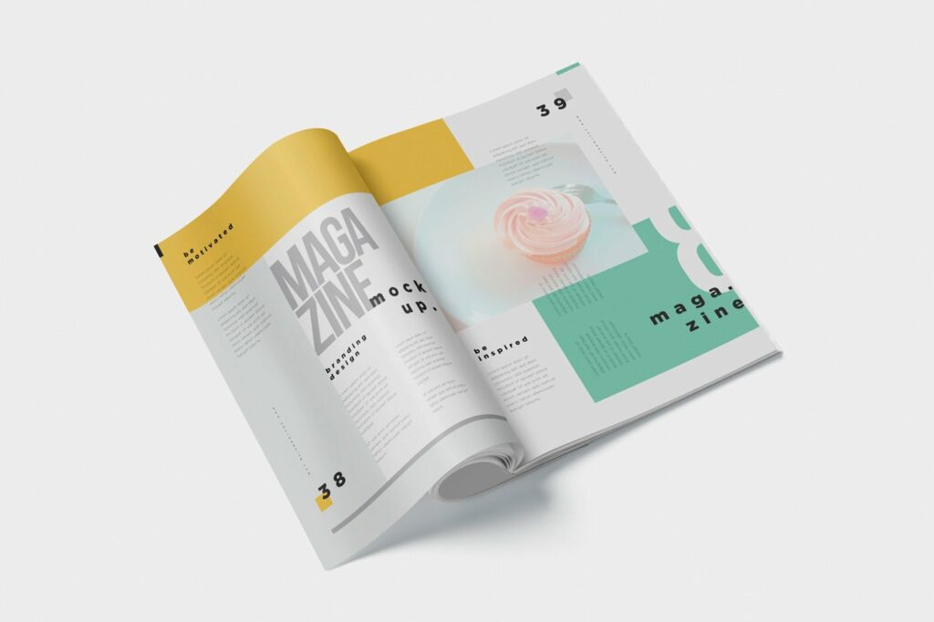 Realistic Magazine Mockups – MasterBundles