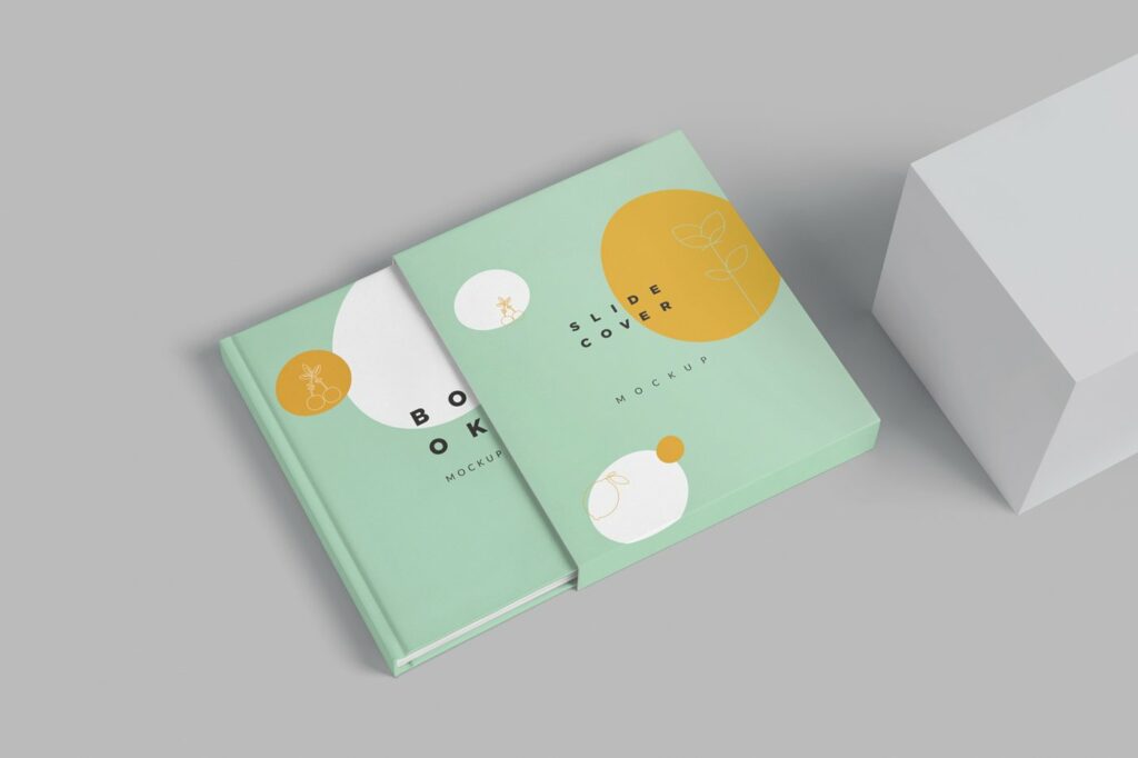 Hard Book with Slide Cover Mockups – MasterBundles